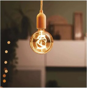 EMOS LED žárovka Filament jantar G125 4,5W E27 Z50B11