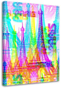 Gario Obraz na plátně Neon Paris Rozměry: 60 x 90 cm