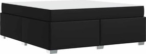 Rám postele Černá 180 x 200 cm PVC 3399246