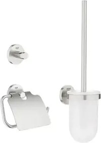 Grohe Essentials - Sada doplňků pro toaletu 3 v 1 supersteel