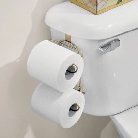 Dvojitý držák toaletního papíru Rea Montroe stříbrný