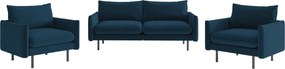 XXXLutz SEDACÍ SESTAVA, textil, modrá Livetastic - Online Only sedačky - 001968008103