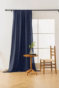 Závěs OXFORD LIGHT 140x270 cm, tmavě modrý Zavěšení: Řasící páska