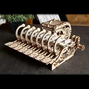 Ugears 3D dřevěné mechanické puzzle Programovatelná celesta / od 14 le