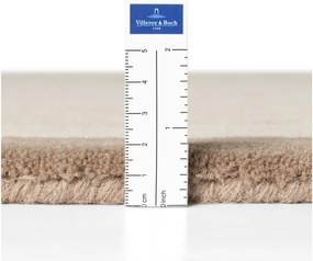 Hnědý/krémový koberec s příměsí vlny 160x230 cm Niko – Villeroy&amp;Boch