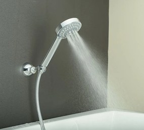 Sapho, Ruční masážní sprcha, 5 režimů sprchování, průměr 110mm, chrom, 1204-05