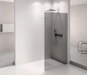 Polysan Architex - Sprchová stěna Walk-In, 106x210 cm, chrom/kouřové sklo AXC110SC