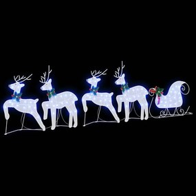 LED Sobové 5 ks Bílá 43 x 18 x 66 cm textil 3385889