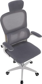 Ergonomická kancelářská židle IMPERIAL - šedá síťovina
