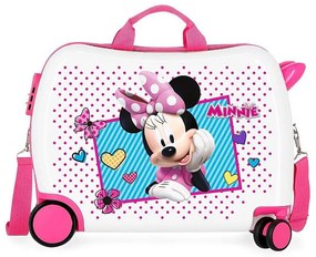 JOUMMABAGS Dětský kufřík na kolečkách Minnie Joy MAXI ABS plast 34 l