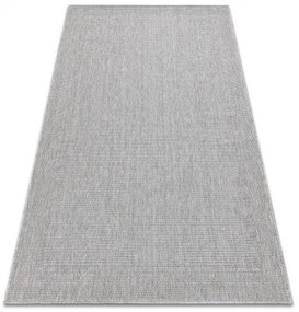 koberec TIMO 5979 SISAL venkovní rám světle šedá velikost 180x270 cm | krásné koberce cz