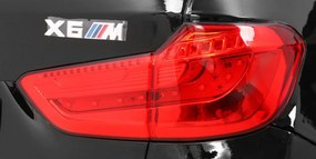 Ramiz Dětské elektrické autíčko BMW X6M lakované - černé SUV + dálkové ovládání