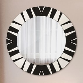 Kulaté dekorativní zrcadlo Geometrie abstrakce fi 50 cm