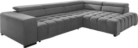 XXXLutz ROHOVÁ SEDAČKA, textil, šedá MID.YOU - Sedací soupravy - 000694006509