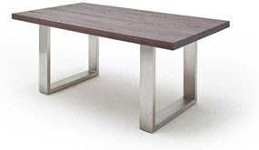 Jídelní stůl Castello dub zvětralý nerez Rozměr: 180 x 76 x 100 cm