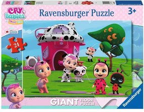Ravensburger obrovské podlahové puzzle cry babies magic tears 24 dílků
