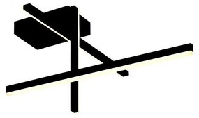 Zambelis 22025 - LED Stmívatelný přisazený lustr LED/25W/230V černá