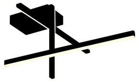Zambelis 22025 - LED Stmívatelný přisazený lustr LED/25W/230V černá