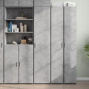 Skříň highboard betonově šedá 40x42,5x185 cm kompozitní dřevo