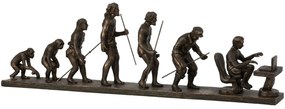 Měděná soška J-line Human Evolution 68 cm