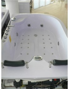 BPS-koupelny Hydromasážní vana HYD-CA631R 180x120 PRAVÁ bez ohřevu vody