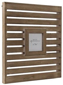 Dřevěný čtvercový fotorámeček – 12x12 cm