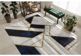 koberec EMERALD výhradní 1015 glamour, stylový mramor, geometrický tm velikost 140x190 cm | krásné koberce cz