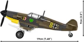 COBI 5873 Messerschmitt Bf 109F / Stavebnice / 1:48 / 123 dílků / od 6