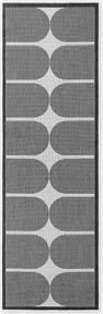 NORTHRUGS, Běhoun Duet Bowen 106244 Black/White - na ven i na doma, 80x250, černobílá, chodba / předsíň