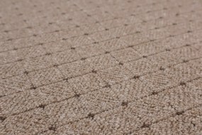 Condor Carpets, Kusový koberec Udinese béžový new čtverec, 60x60, béžová, chodba / předsíň