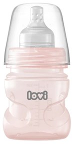 LOVI Kojenecká láhev Mini růžová 120 ml