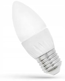 Toolight - Teplá LED žárovka E-27 230V 6W 480lm Svíčka 13061, OSW-01019