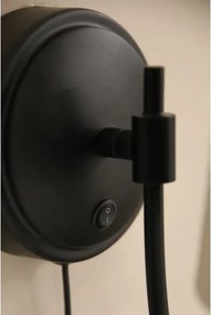 Markslöjd 108907 - Nástěnná lampa AMAR 1xE14/40W/230V béžová/černá