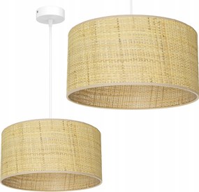 Závěsná Stropní Lampa Ratan 40 CM Ratanová Boho Polsko Lampa E27
