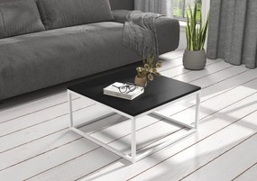 ADRK Furniture Konferenční stolek BELTEN 65x65 CT-BEL-W-B