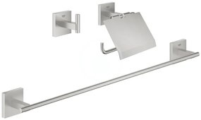 Grohe - Set koupelnových doplňků 3 v 1, supersteel