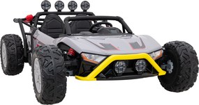 Ramiz Elektrická bugina Racing 5 pro děti +3 šedá + motory 2x200W + dálkové ovládání + pomalý start