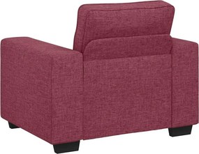 3dílná sedací souprava s poduškami vínová textil 3324652