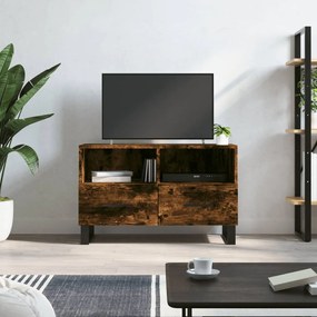 TV skříňka kouřový dub 80 x 36 x 50 cm kompozitní dřevo