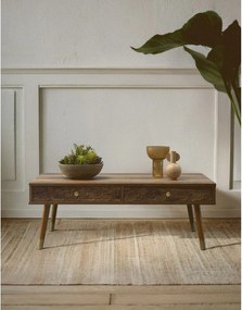 Konferenční stolek v tmavě přírodní barvě 59x110 cm Frida – Premier Housewares