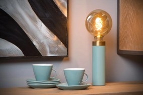 LUCIDE Stolní lampa SELIN  průměr 6 cm - 1xE27 - Turquoise