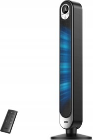 Dreo 20dB tichý věžový ventilátor, dosah větru 9 m s dálkovým ovládáním