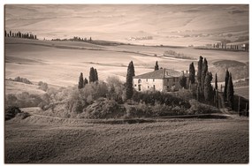 Obraz na plátně - Italská venkovská krajina 1156QA (90x60 cm  )