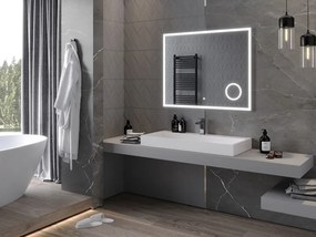 Mexen Kala koupelnové zrcadlo s osvětlením a kosmetickým zrcátkem 100 x 80 cm, LED 6000K, proti mlze - 9820-100-080-611-00