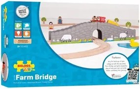 Bigjigs Rail Farma most s tunelem / od 3 let