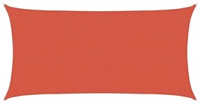Stínící plachta 160 g/m² cihlová 2,5 x 4,5 m HDPE 311345