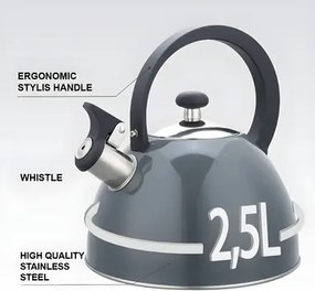 Maestro MR-1302 šedá / Čajová konvice / 2,5 l