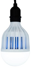 LED žárovka likvidující hmyz E27 studená 6500k 8w 800 lm