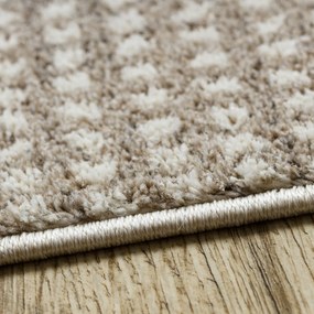Dywany Łuszczów, Kusový koberec Fusion 0805 cream/beige, 80x150, béžová, kancelář