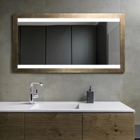 Zrcadlo Wood LED Formio typ B Rozměr: 100 x 63 cm